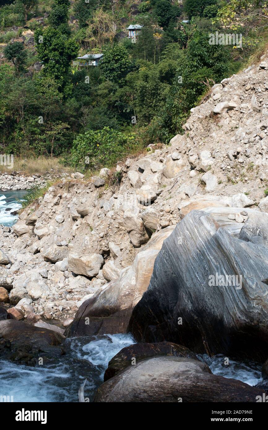 Slump landslide hi-res stock photography and images - Alamy