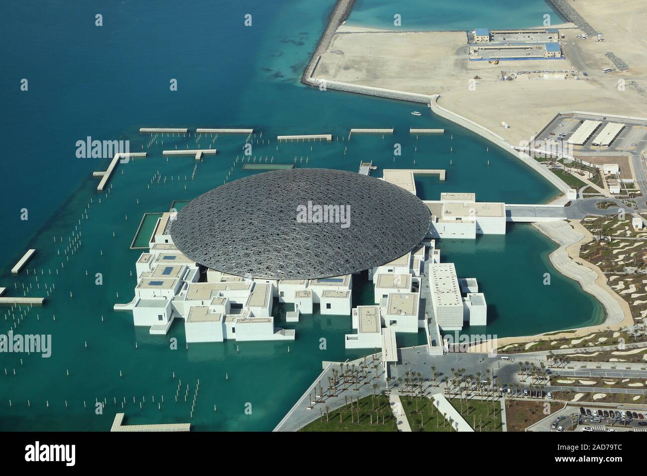 Louvre museum aerial view hi-res stock photography and images - Alamy