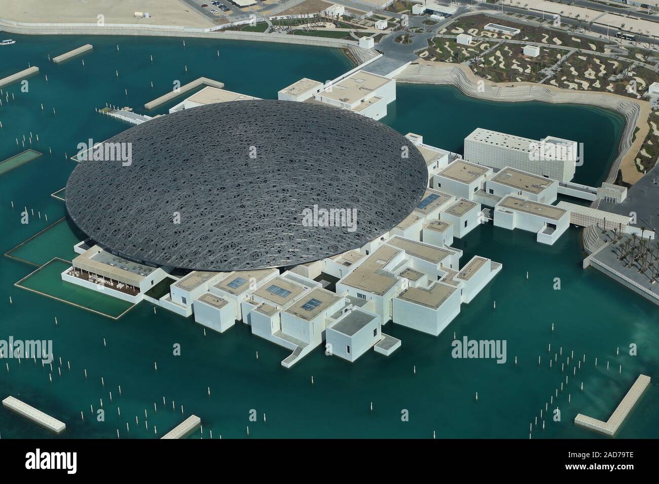 Louvre museum aerial view hi-res stock photography and images - Alamy
