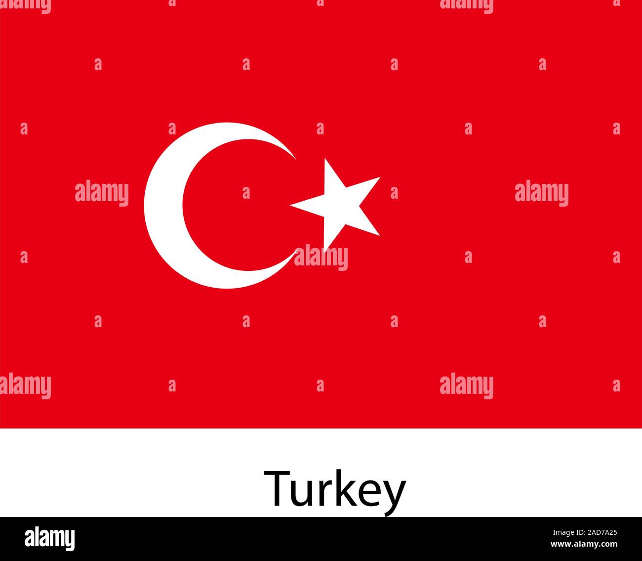 Editable vector turkey country flag hi-res stock photography and images ...