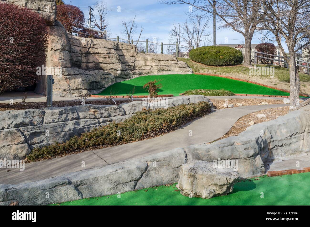 Resort mini golf course hi-res stock photography and images - Alamy