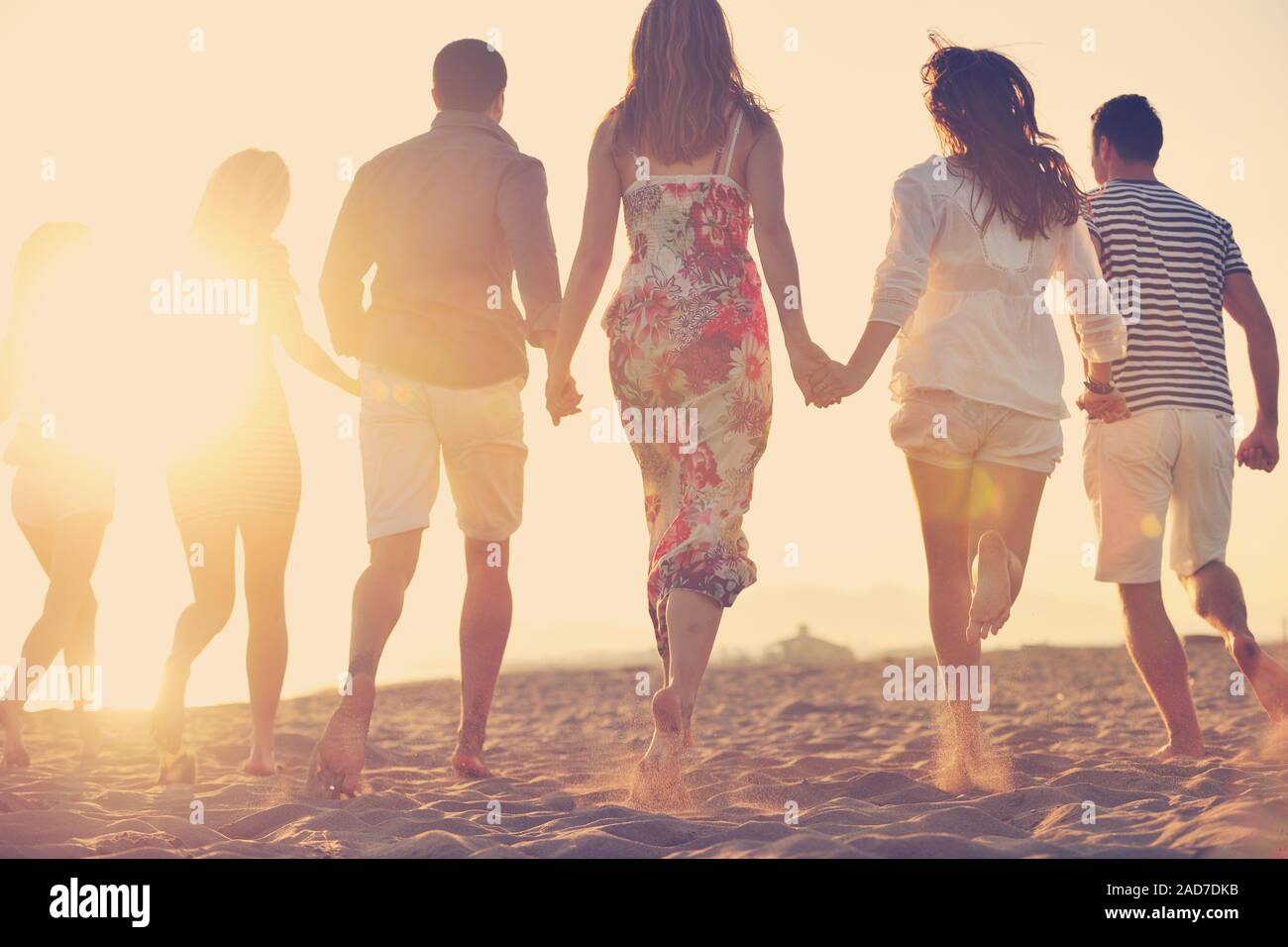 Young diverse people joyful hi-res stock photography and images - Alamy