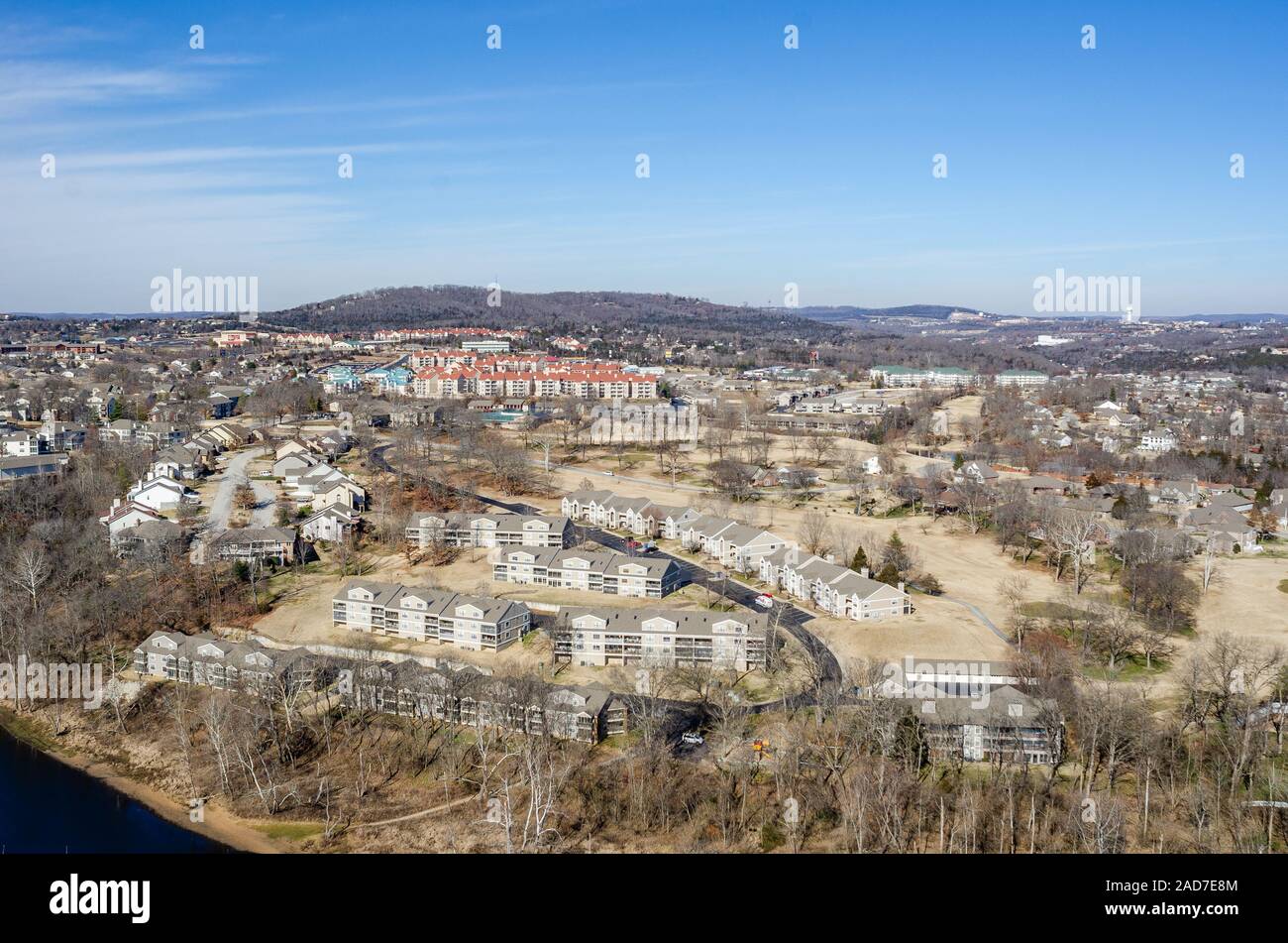 Aerial view of Branson Stock Photo - Alamy