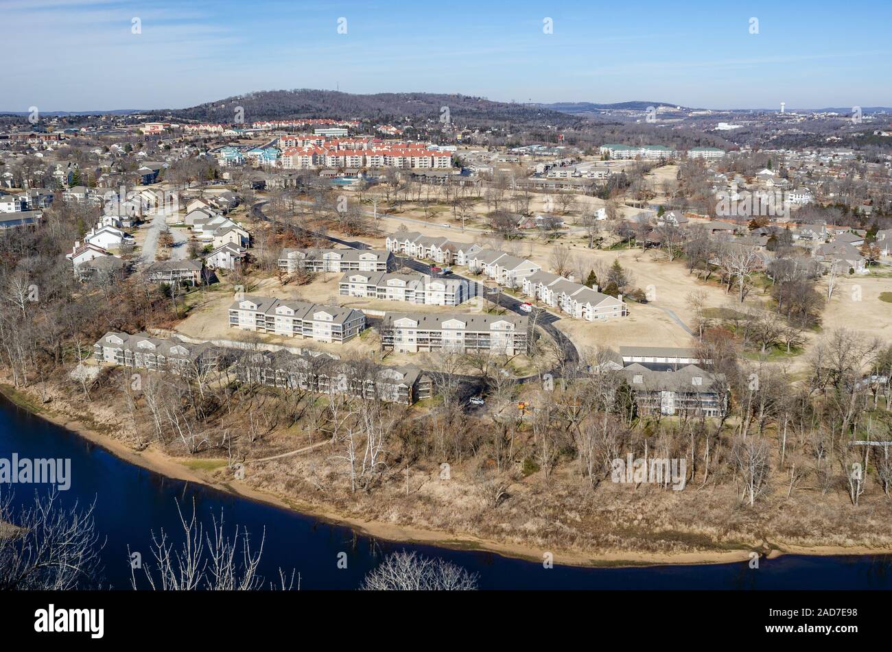Aerial view of Branson Stock Photo - Alamy