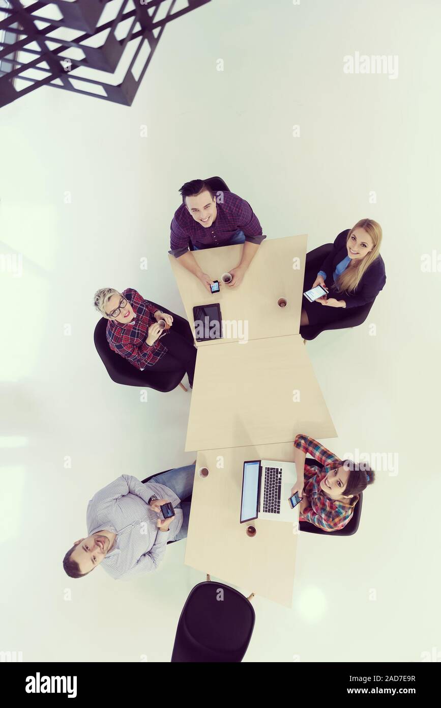 Conference table empty aerial view hi-res stock photography and images ...