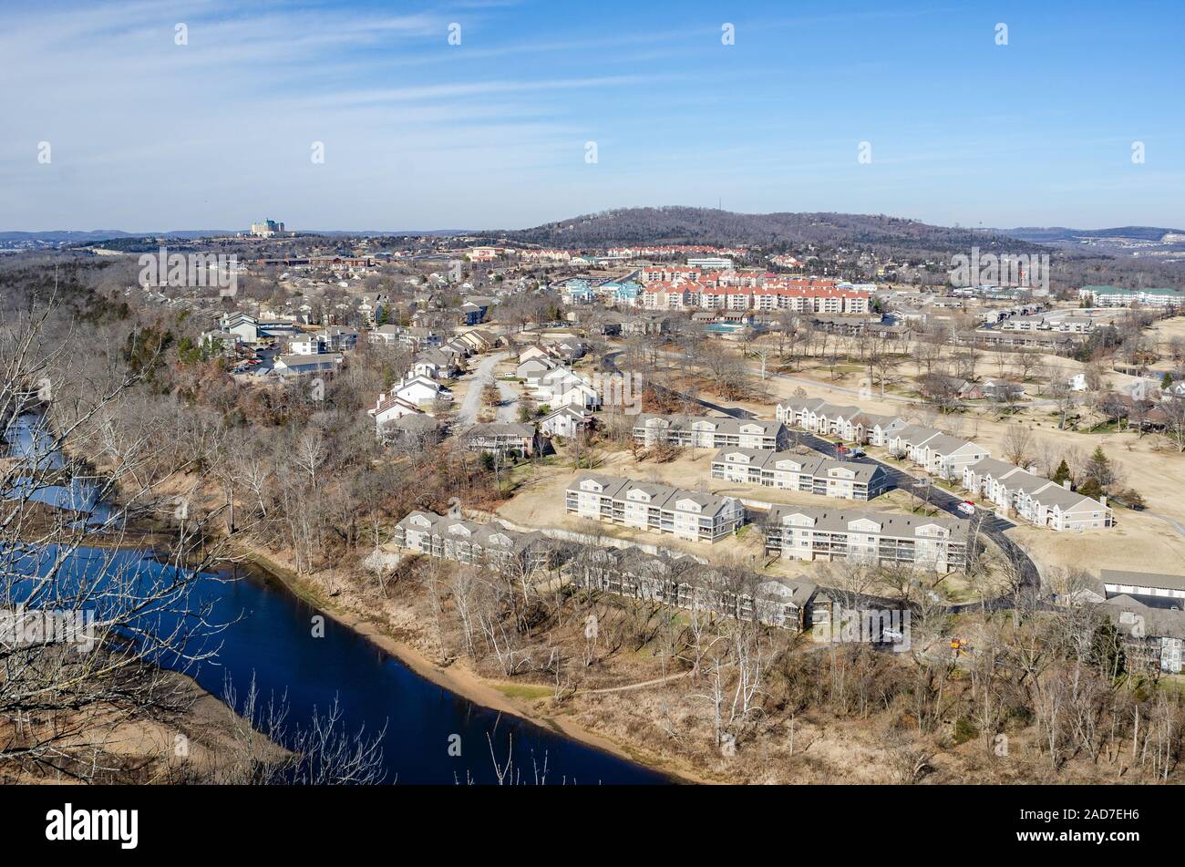 Aerial view of Branson Stock Photo - Alamy