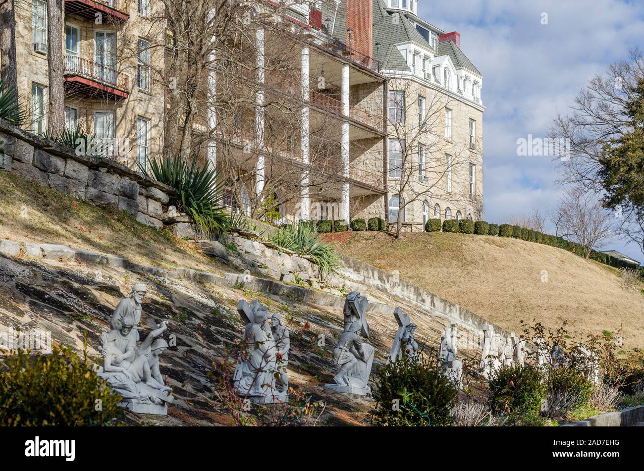 Buildings in Eureka Springs Stock Photo - Alamy