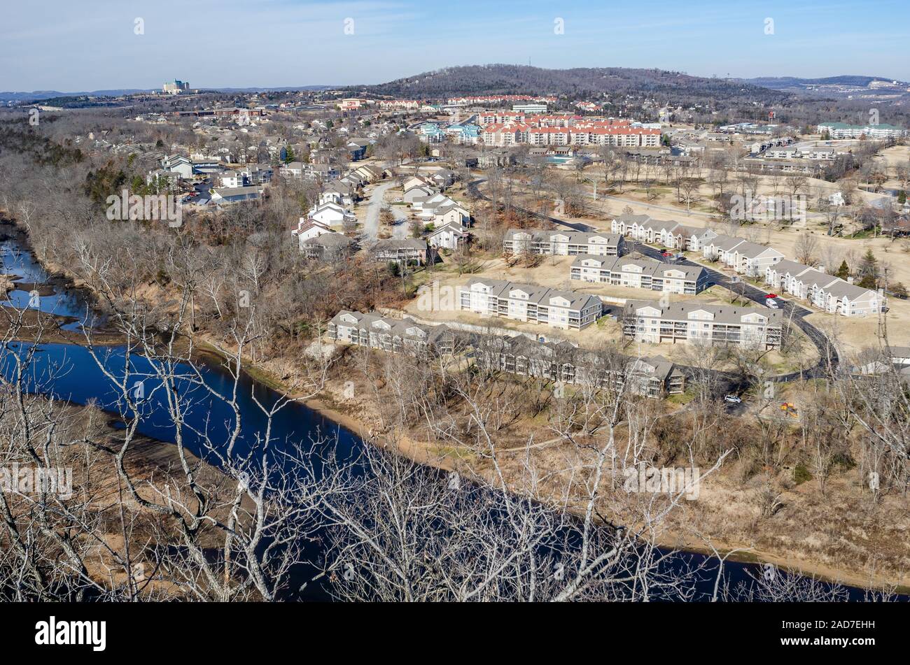 Aerial view of Branson Stock Photo - Alamy