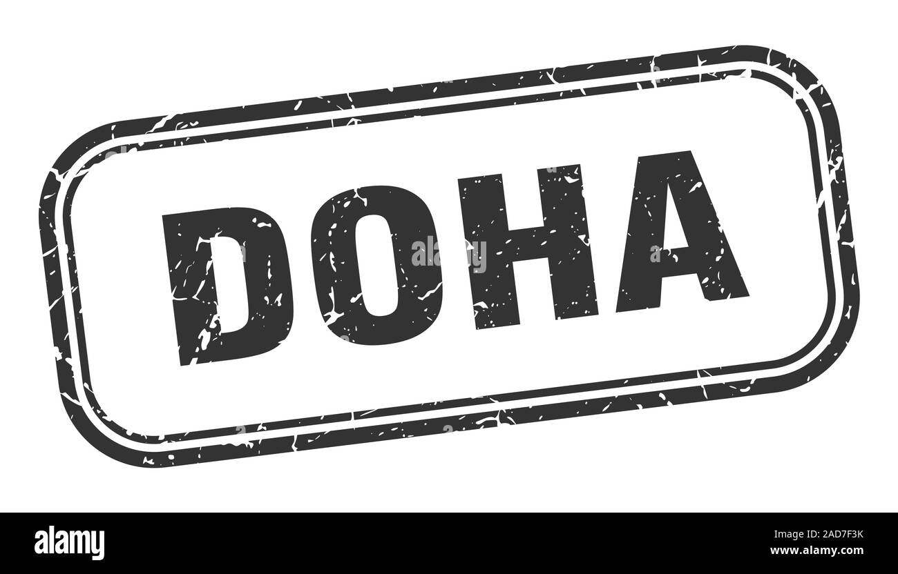 Doha stamp Stock Vector Images - Alamy