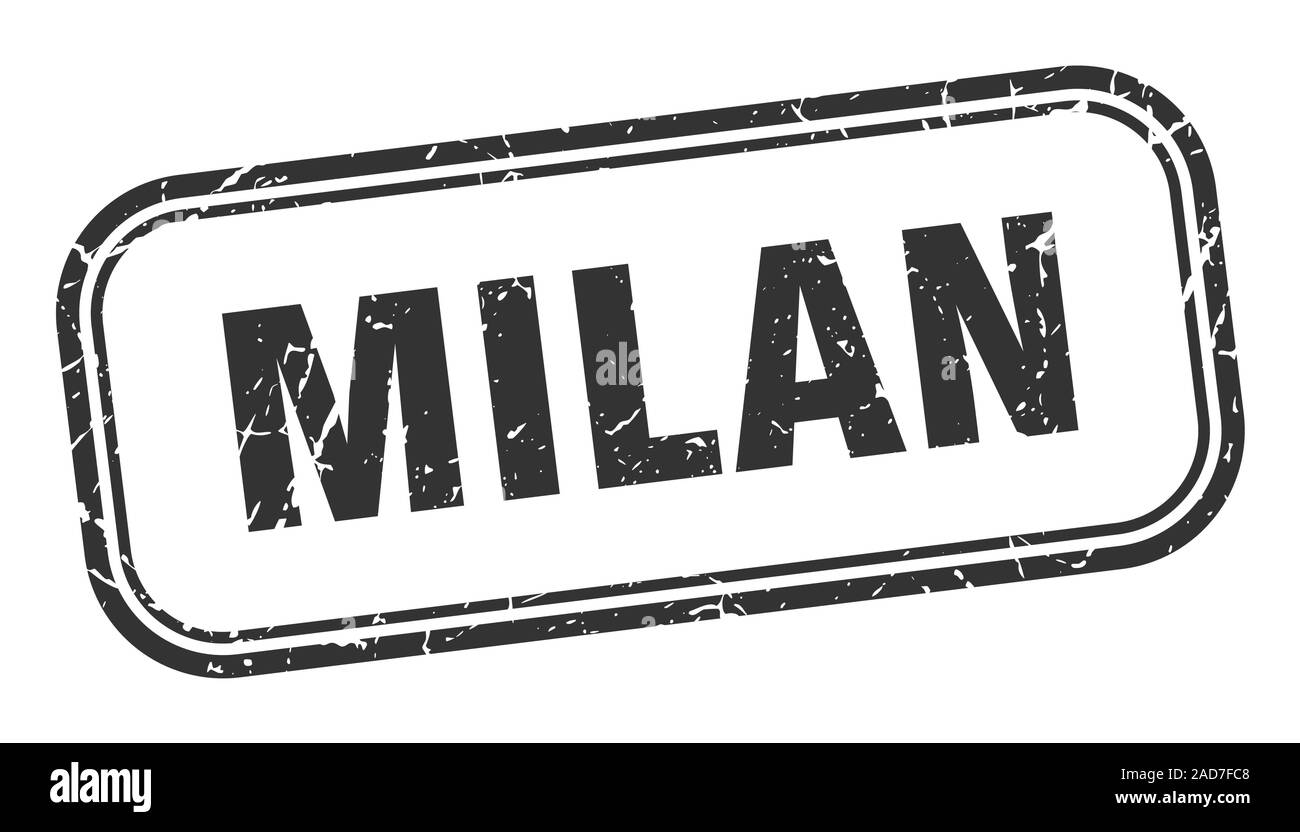 Milan sign Black and White Stock Photos & Images - Alamy