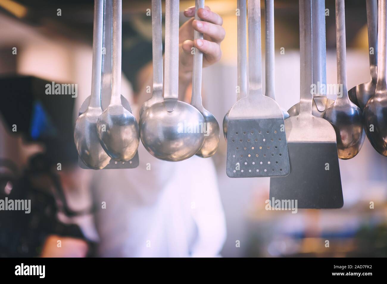 Professional cooking utensils hi-res stock photography and images - Alamy