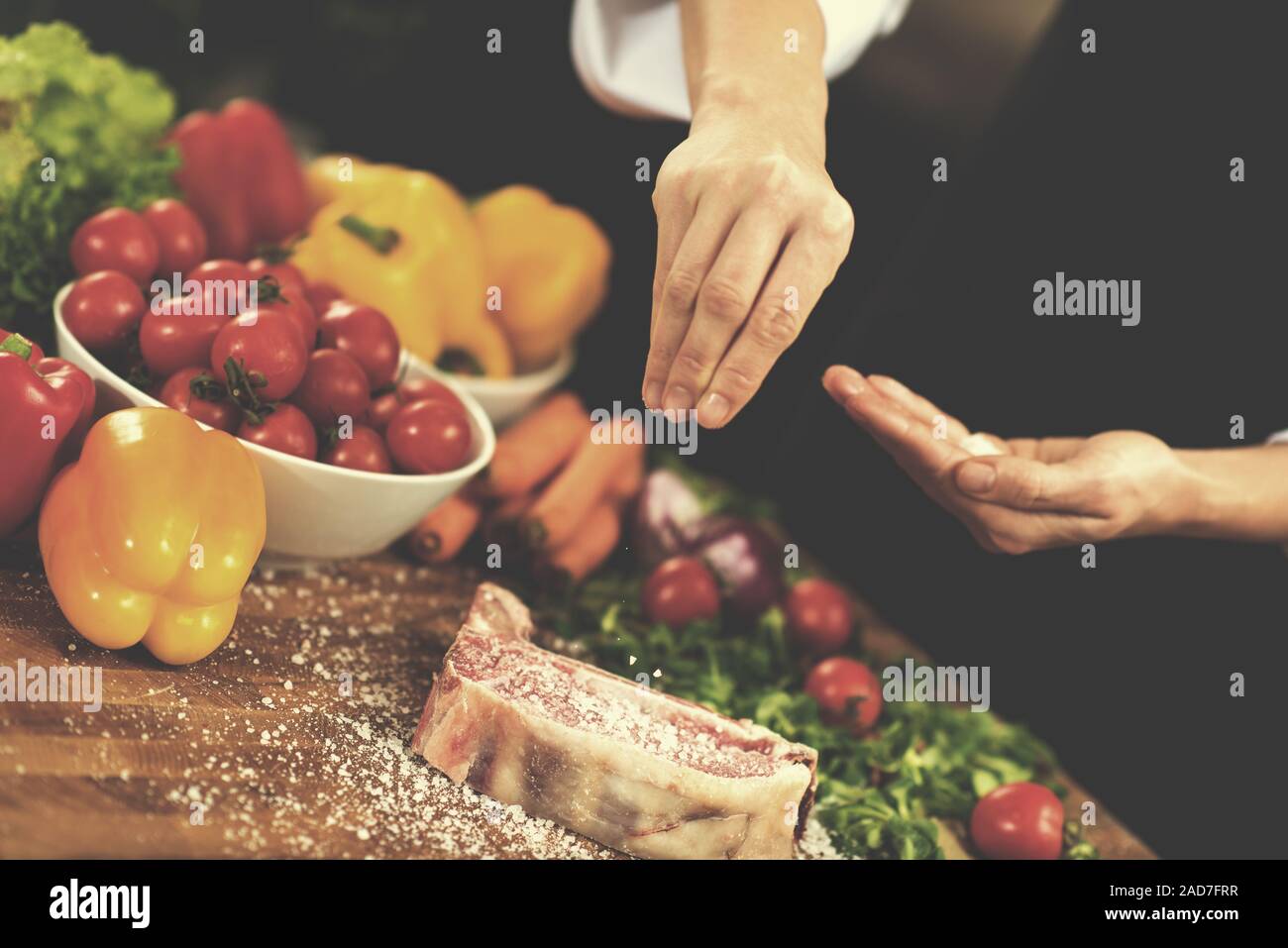 Putting salt beef on hi-res stock photography and images - Alamy