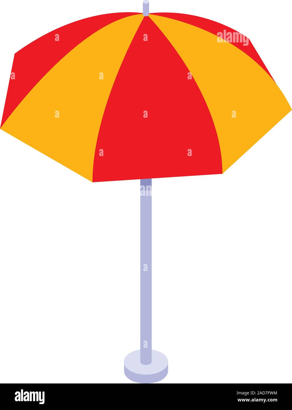 Red garden parasol Stock Vector Images - Alamy