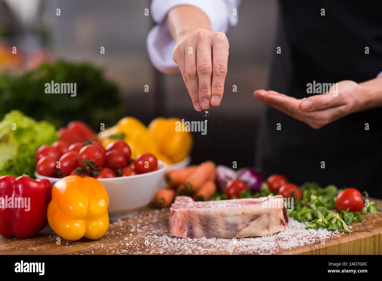 Putting salt beef on hi-res stock photography and images - Alamy