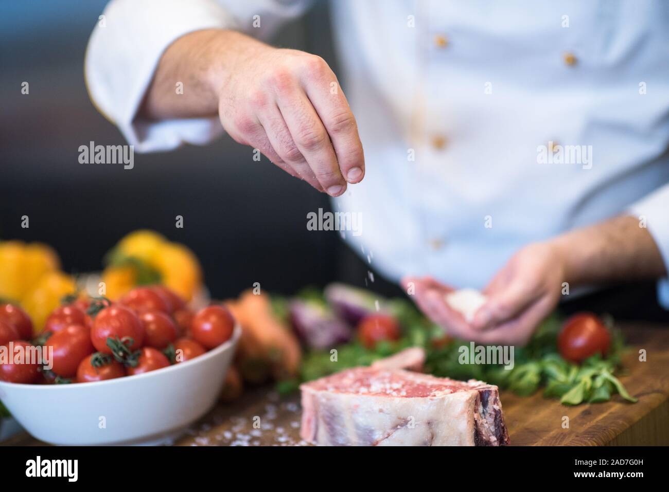 Putting salt beef on hi-res stock photography and images - Alamy