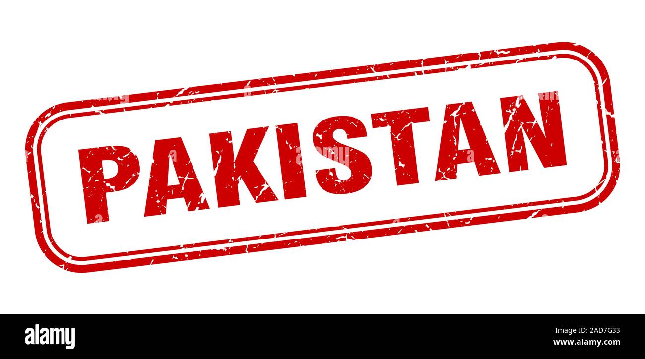 Pakistan stamp. Pakistan red grunge isolated sign Stock Vector Image ...