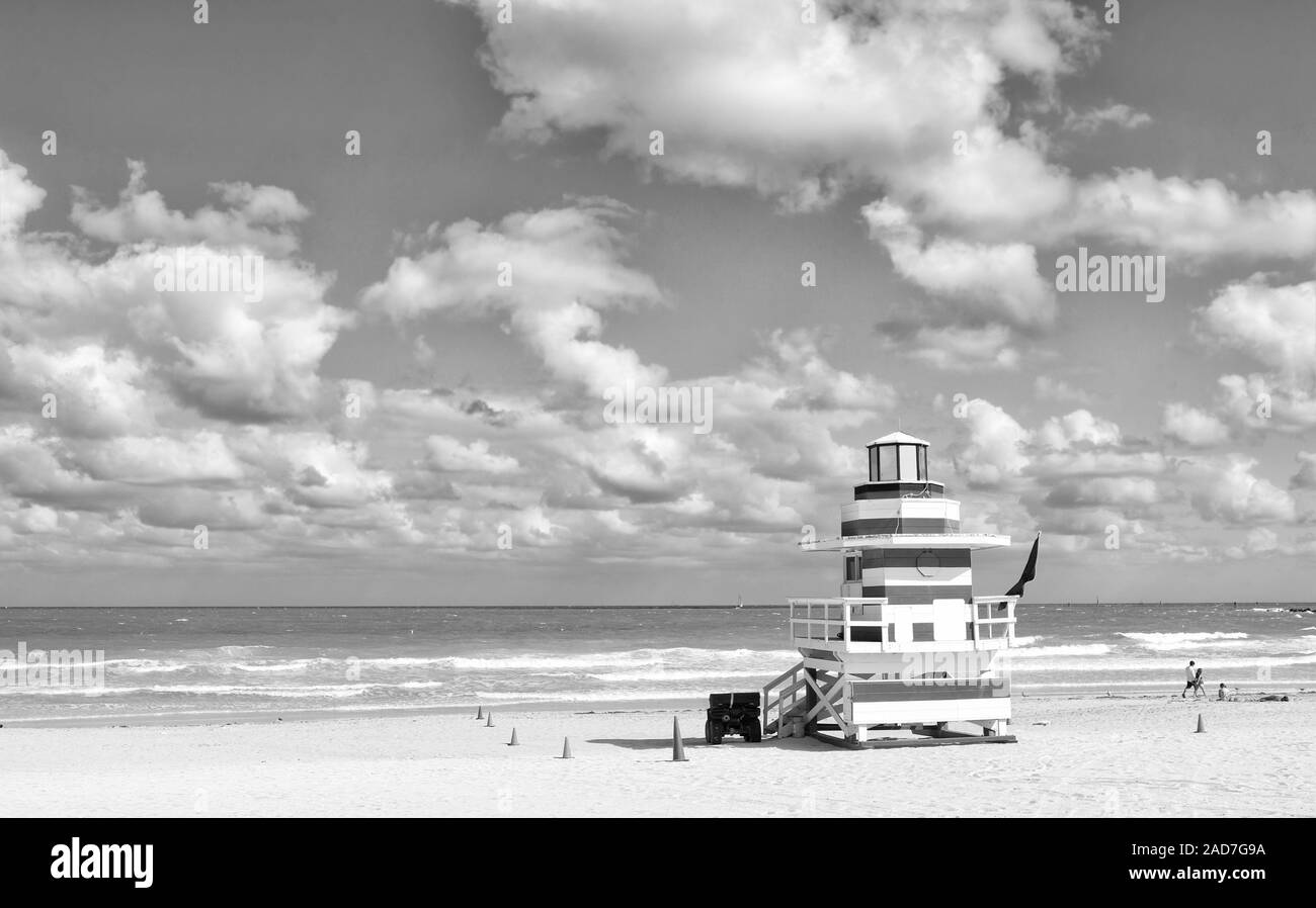 Tour of Miami beach colorful lifeguard towers. Quirky iconic structures ...