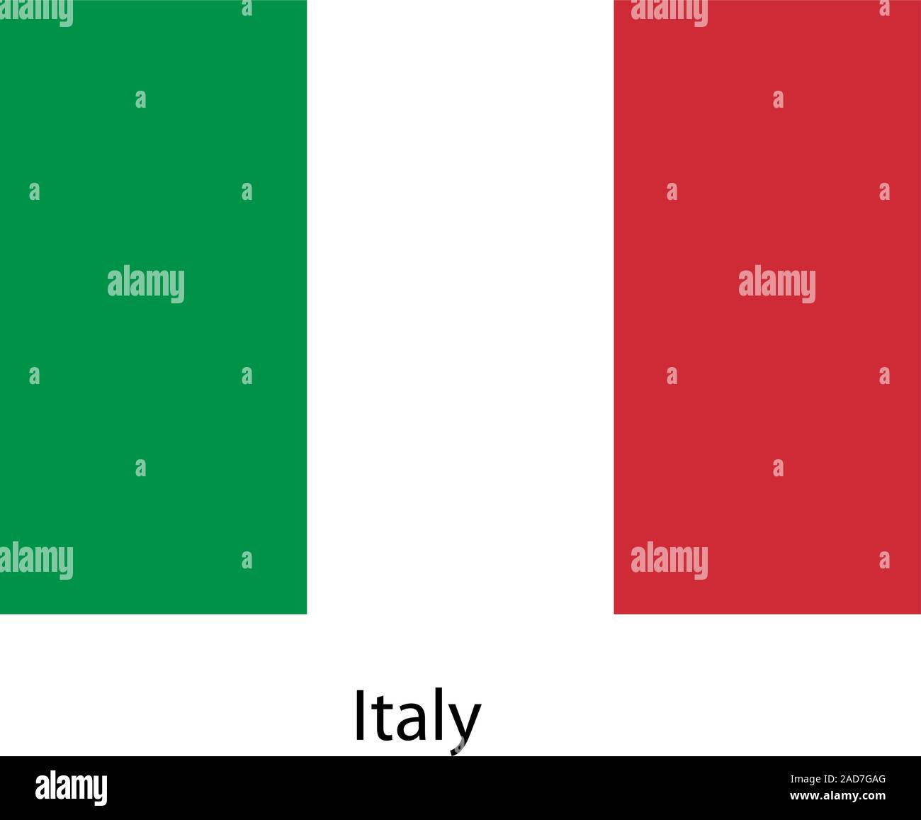 Editable vector italy country flag Stock Vector Images - Alamy