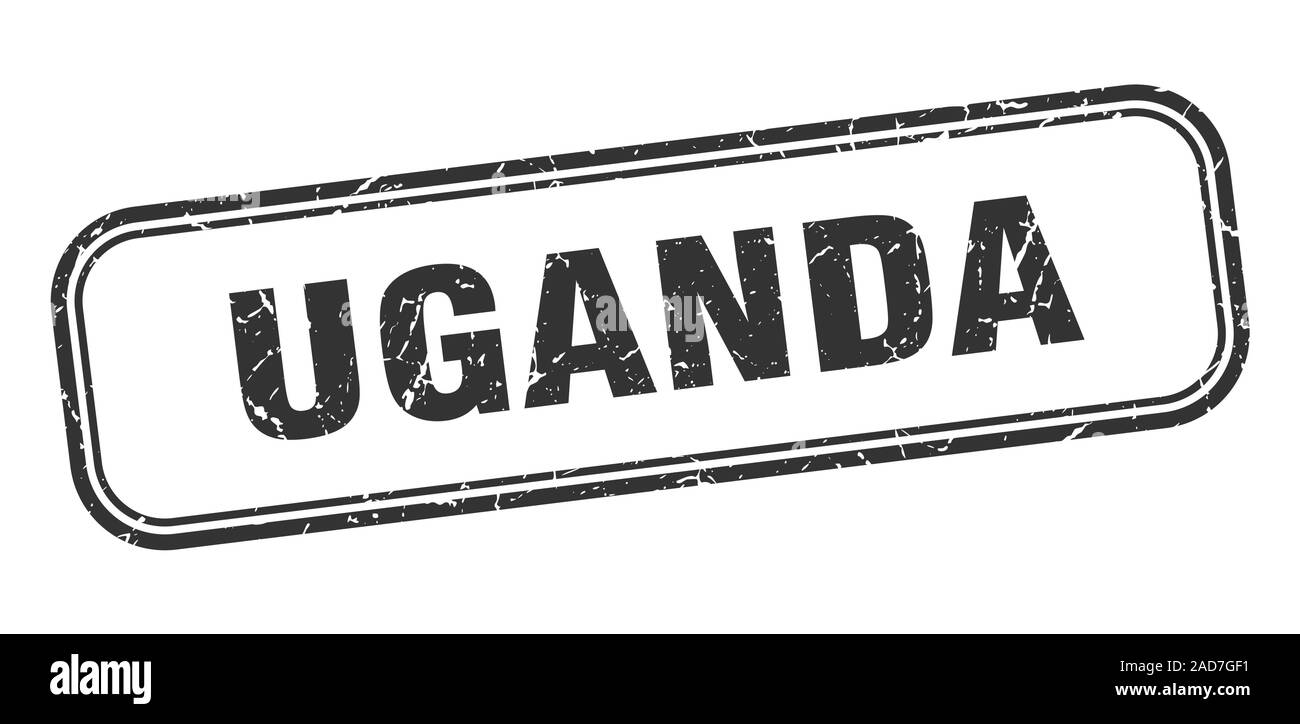 Uganda stamp. Uganda black grunge isolated sign Stock Vector Image ...