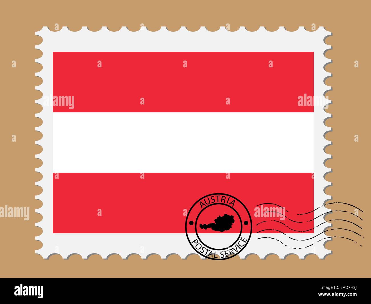 Austria postage stamp Stock Vector Images - Alamy