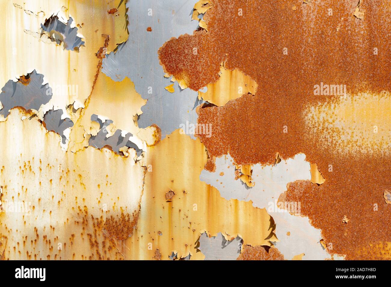 Rusty metal with chipped paint as background Stock Photo - Alamy