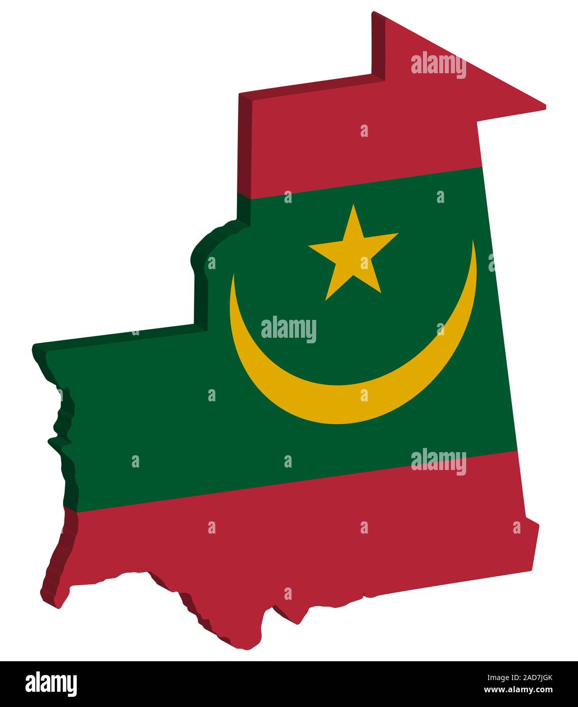 Mauritania 3d Stock Vector Images - Alamy