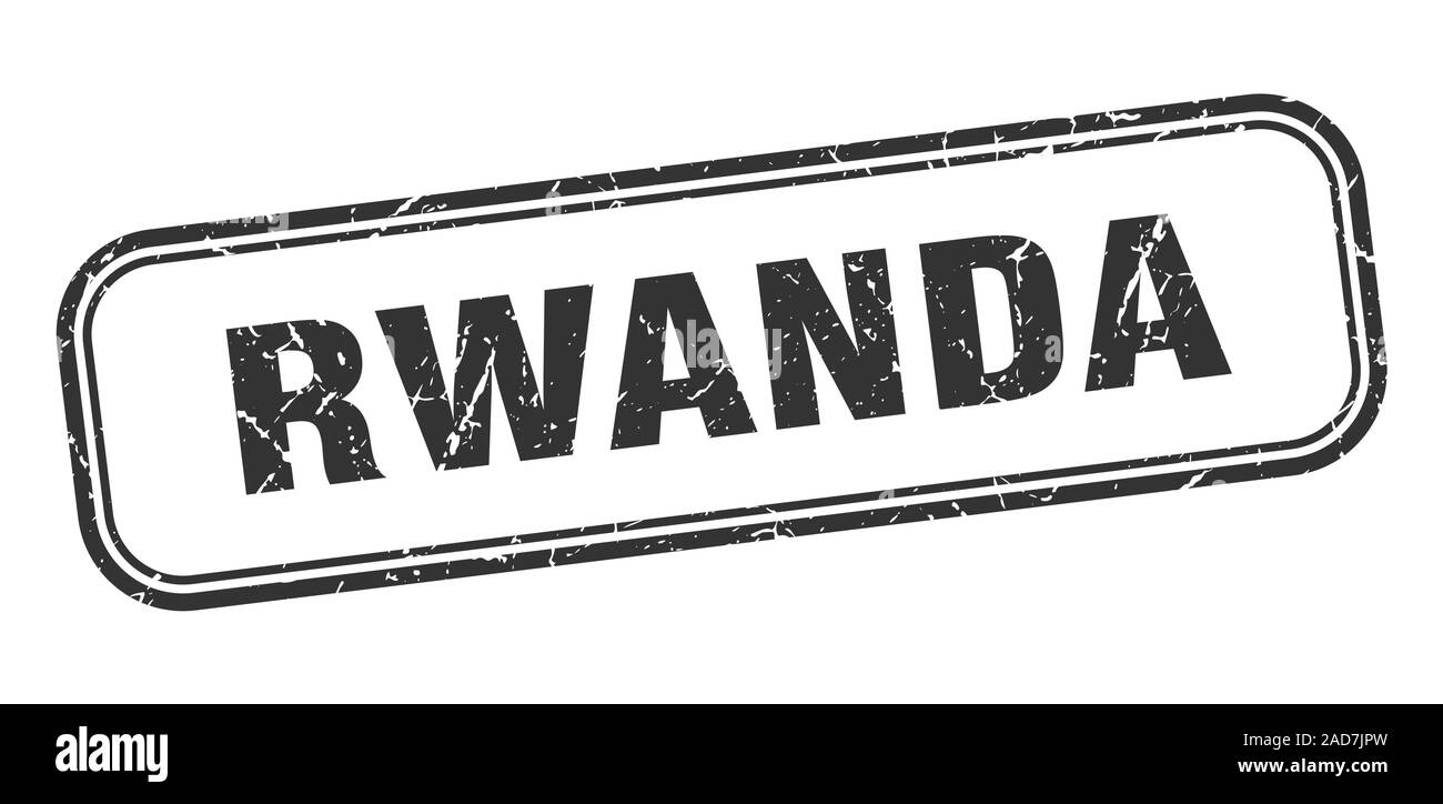 Rwanda stamp. Rwanda black grunge isolated sign Stock Vector Image ...