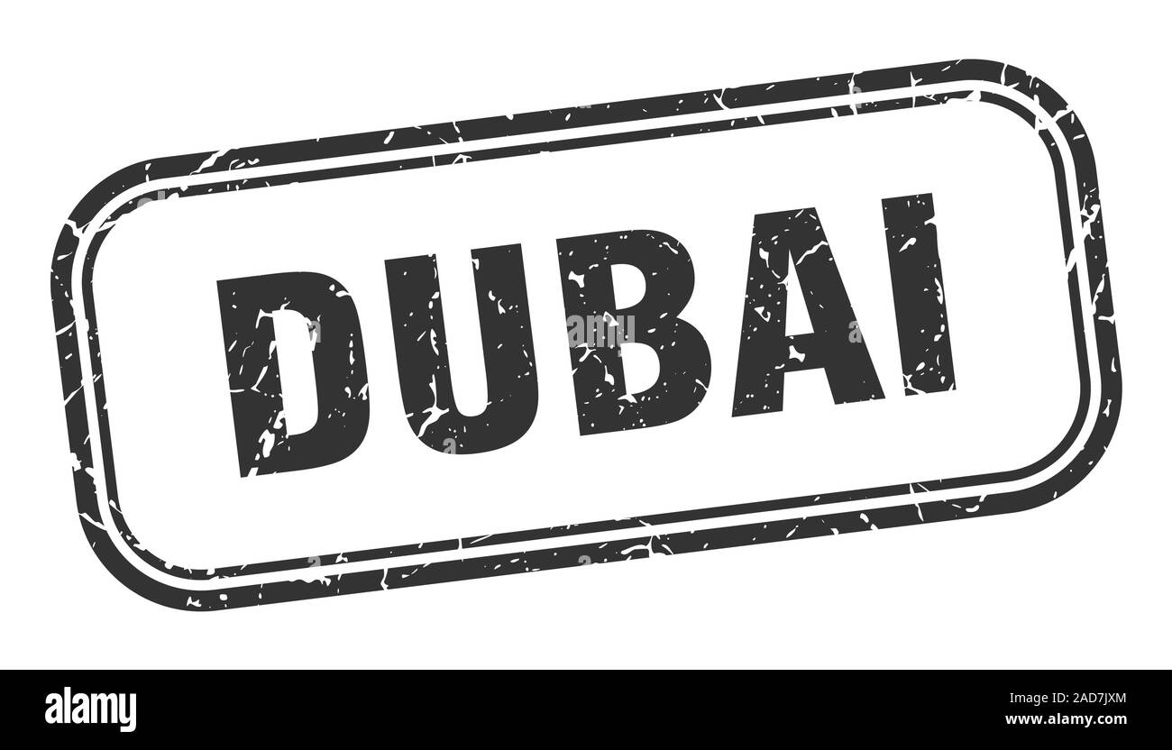 Dubai stamp. Dubai black grunge isolated sign Stock Vector Image & Art ...