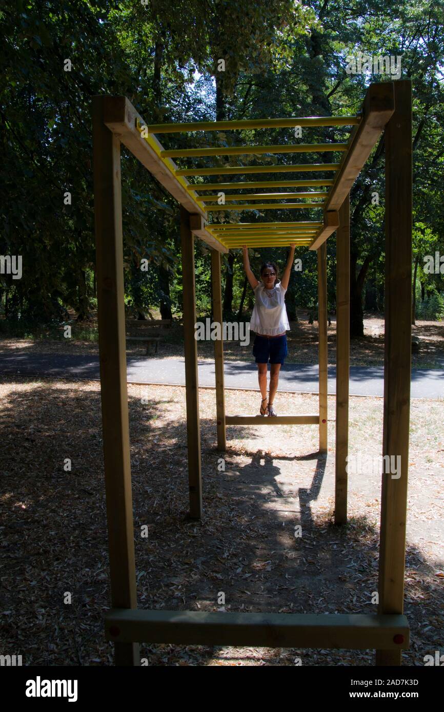 Horizontal exercise ladder hi-res stock photography and images - Alamy