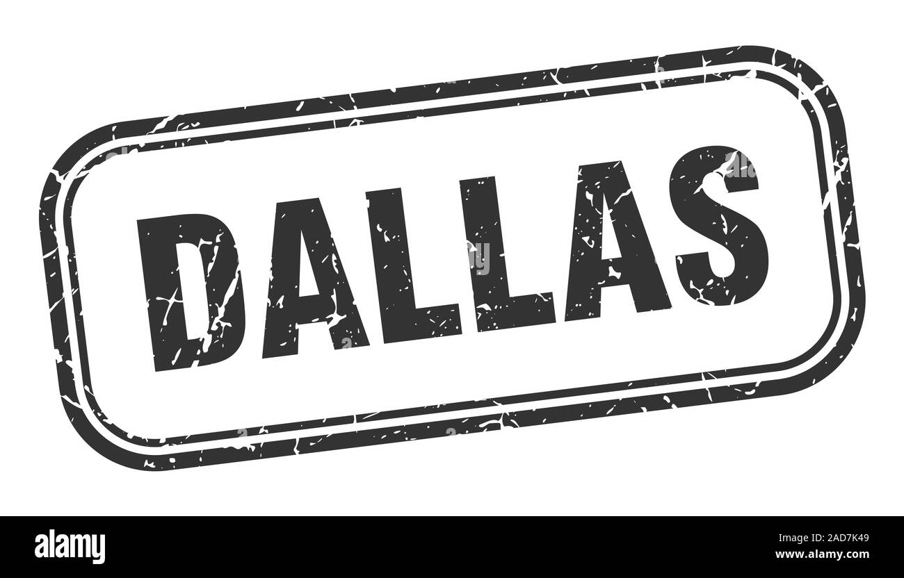 Dallas stamp. Dallas black grunge isolated sign Stock Vector Image ...
