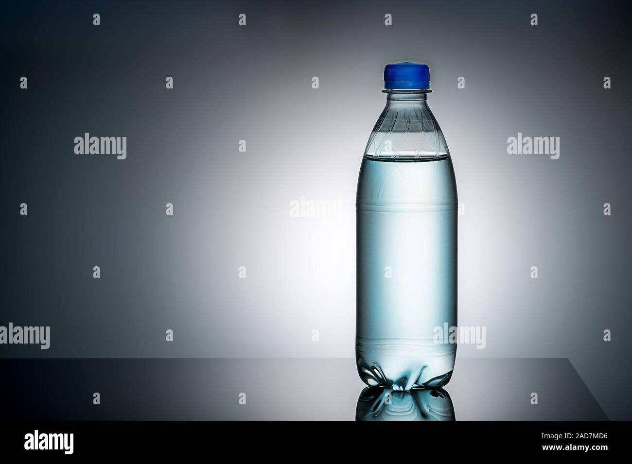 Plastic bottle with water Stock Photo - Alamy