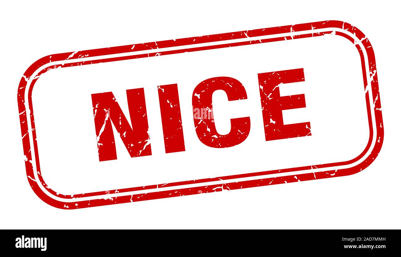Nice red square stamp hi-res stock photography and images - Alamy