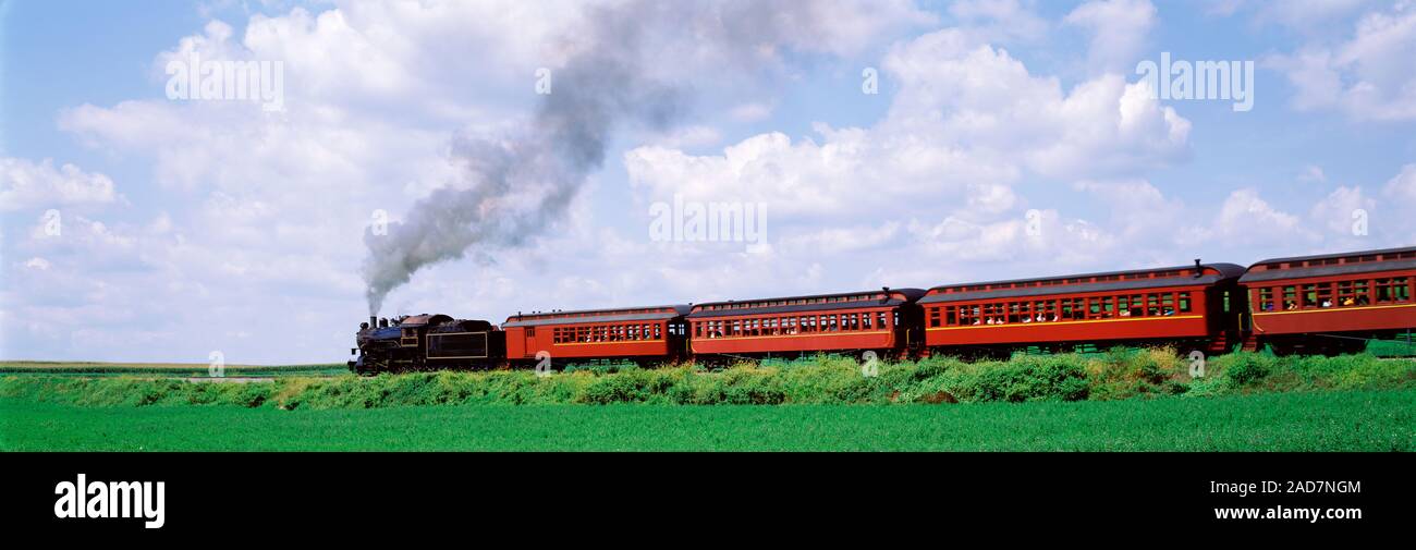 Old fashioned usa train hi-res stock photography and images - Alamy