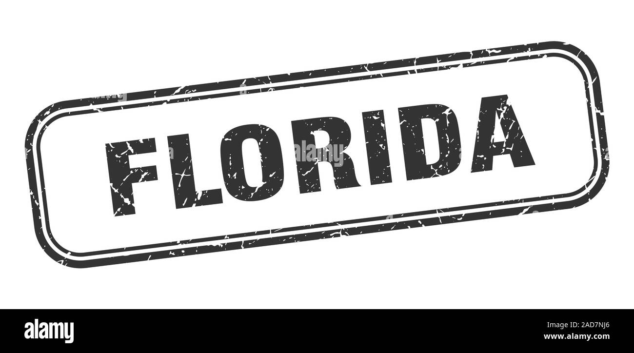 Florida stamp. Florida black grunge isolated sign Stock Vector Image ...