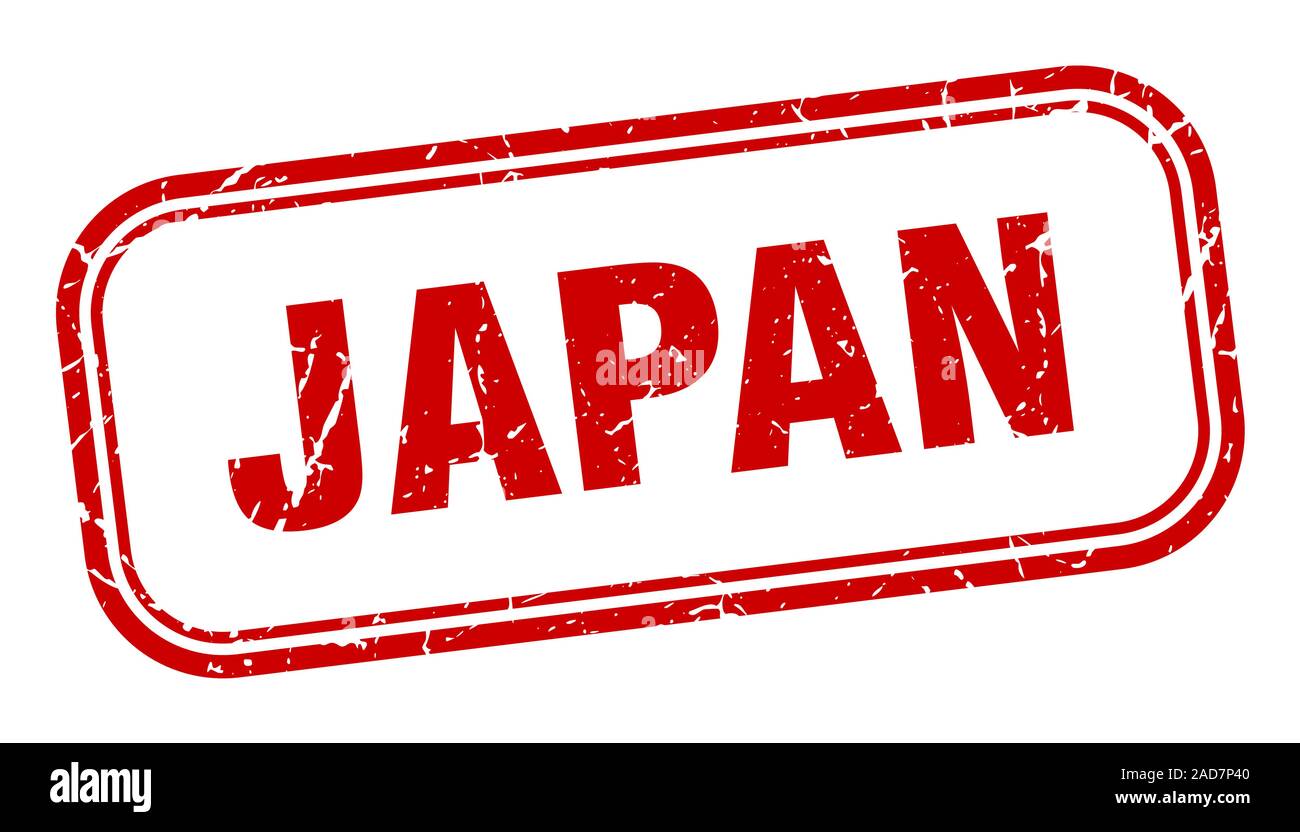 Japan stamp. Japan red grunge isolated sign Stock Vector Image & Art ...