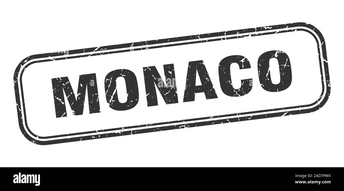 Monaco stamp. Monaco black grunge isolated sign Stock Vector Image ...