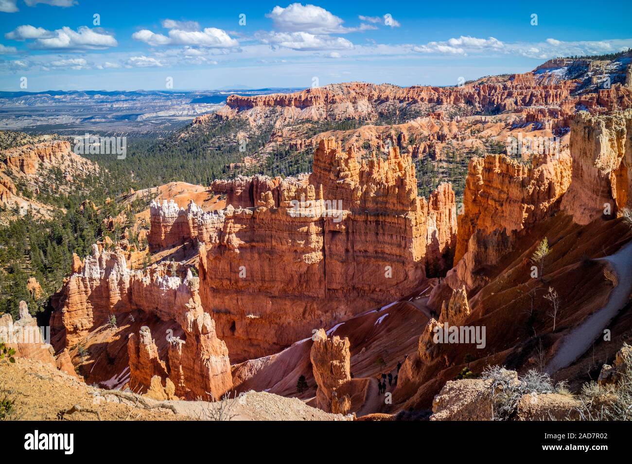 Red Rocks Hoodoos in Inspiration Point at Bryce Canyon National Park ...