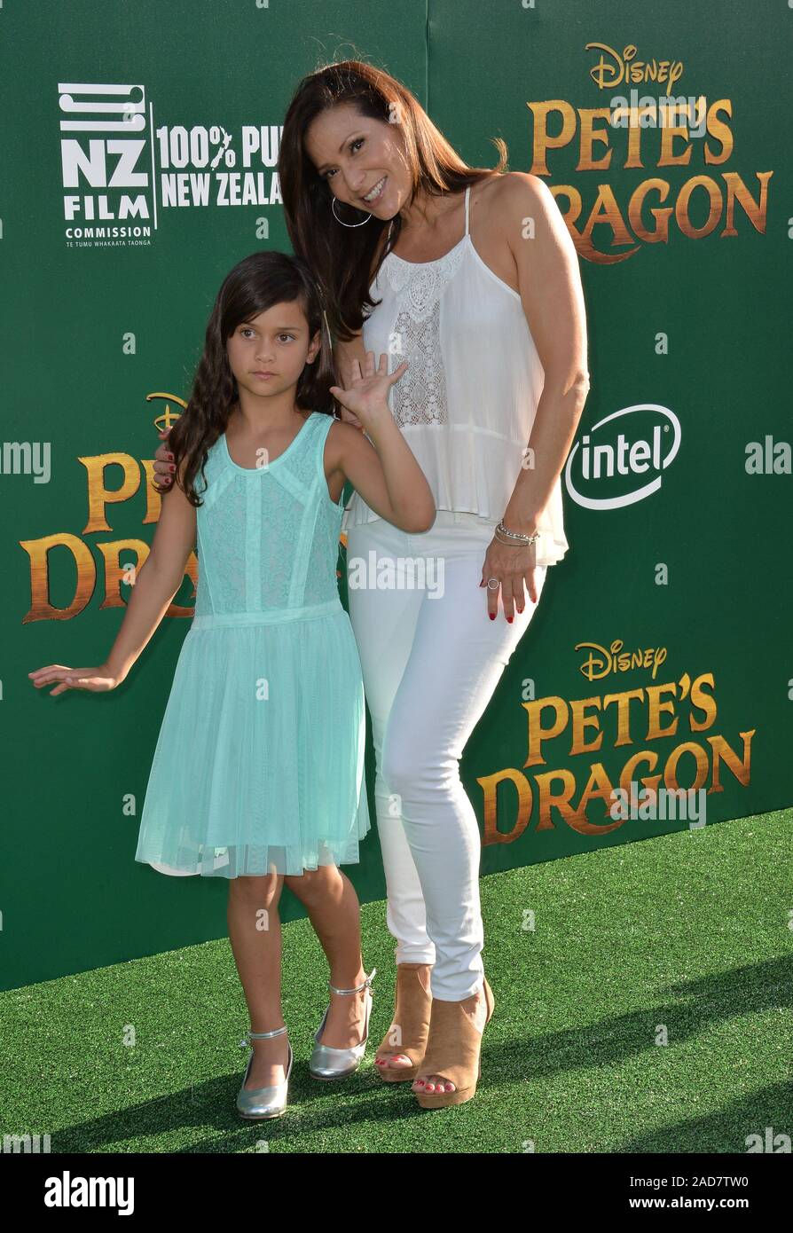 LOS ANGELES, CA. August 8, 2016: Actress Constance Marie & daughter ...