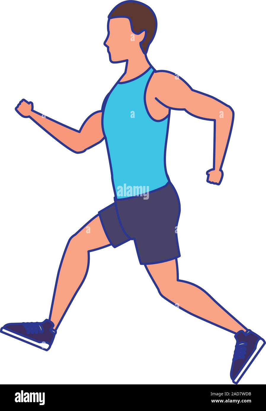 Avatar man icon healthy lifestyle Stock Vector Images - Alamy