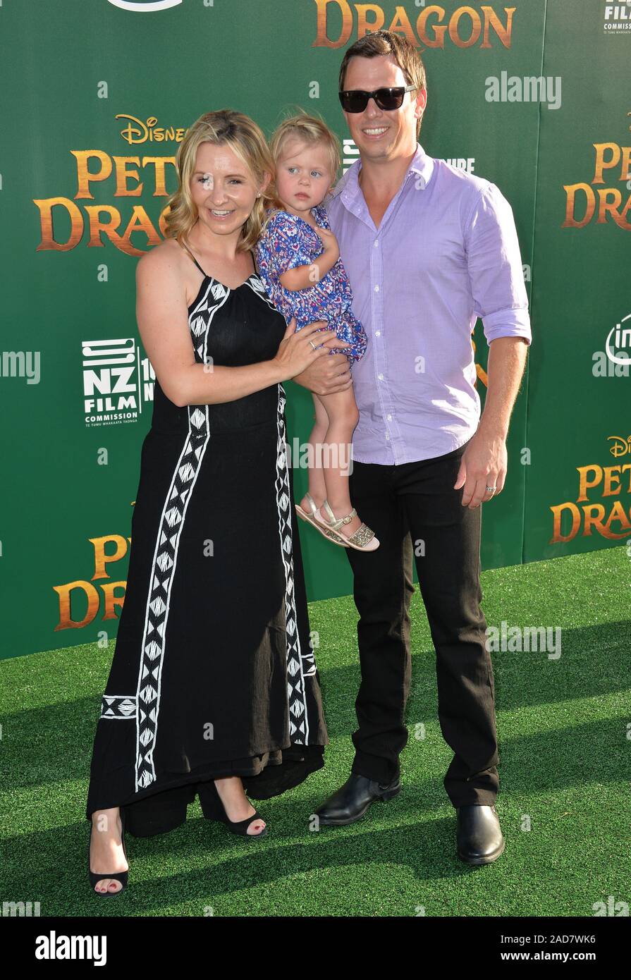 LOS ANGELES, CA. August 8, 2016: Actress Beverly Mitchell & husband ...