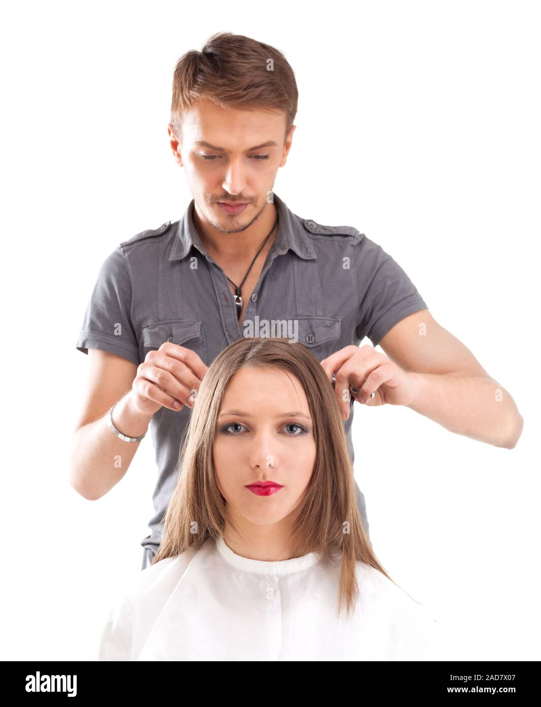 Hair model hi-res stock photography and images - Alamy