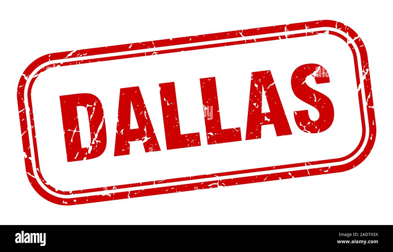 Dallas stamp. Dallas red grunge isolated sign Stock Vector Image & Art ...
