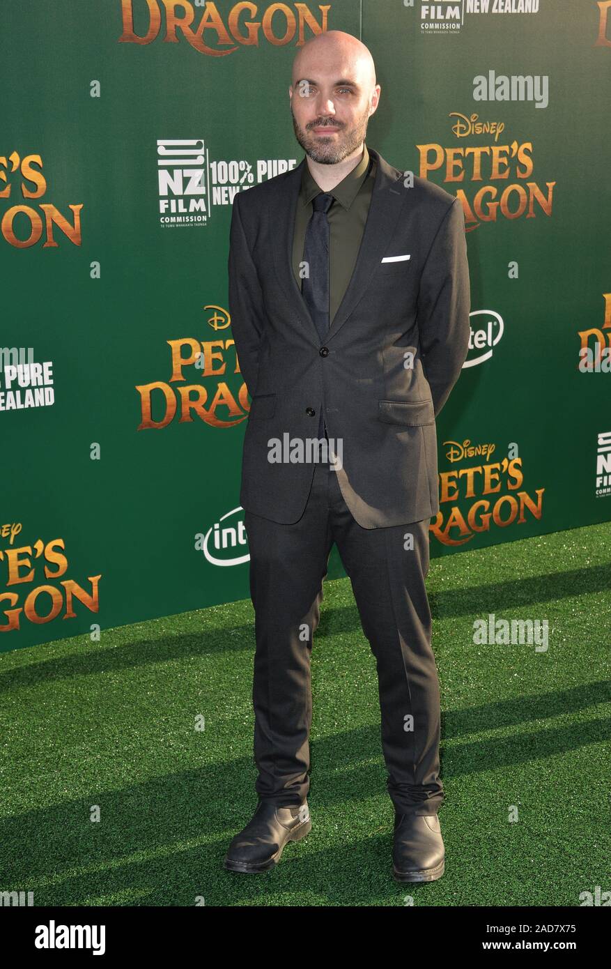 LOS ANGELES, CA. August 8, 2016: Director/screenwriter David Lowery at ...