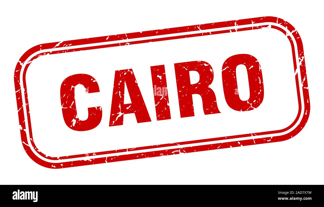 Cairo stamp. Cairo red grunge isolated sign Stock Vector Image & Art ...