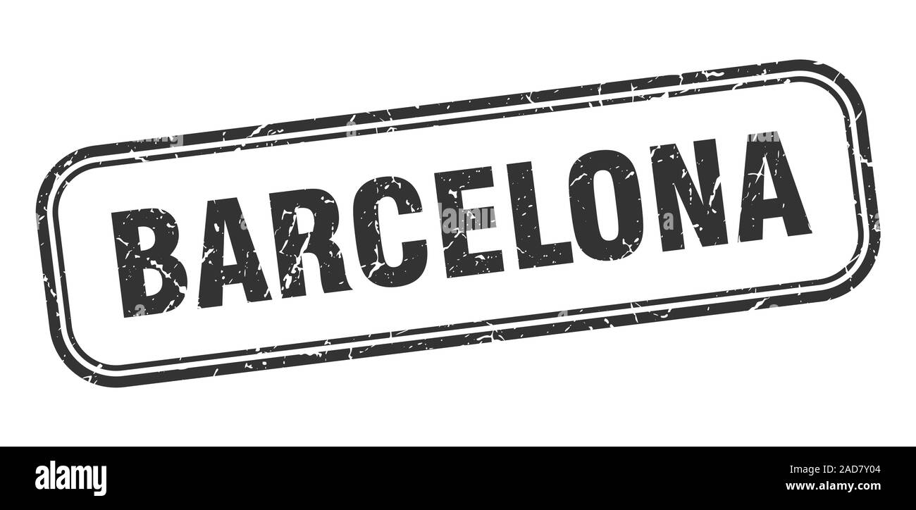 Barcelona stamp Stock Vector Images - Alamy