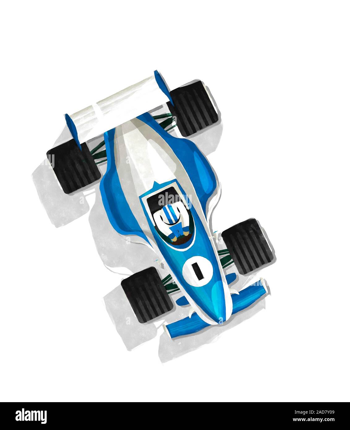 Vintage Racing Car Illustration High Resolution Stock Photography and ...
