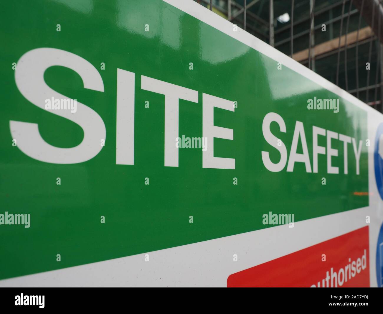 site safety sign Stock Photo - Alamy