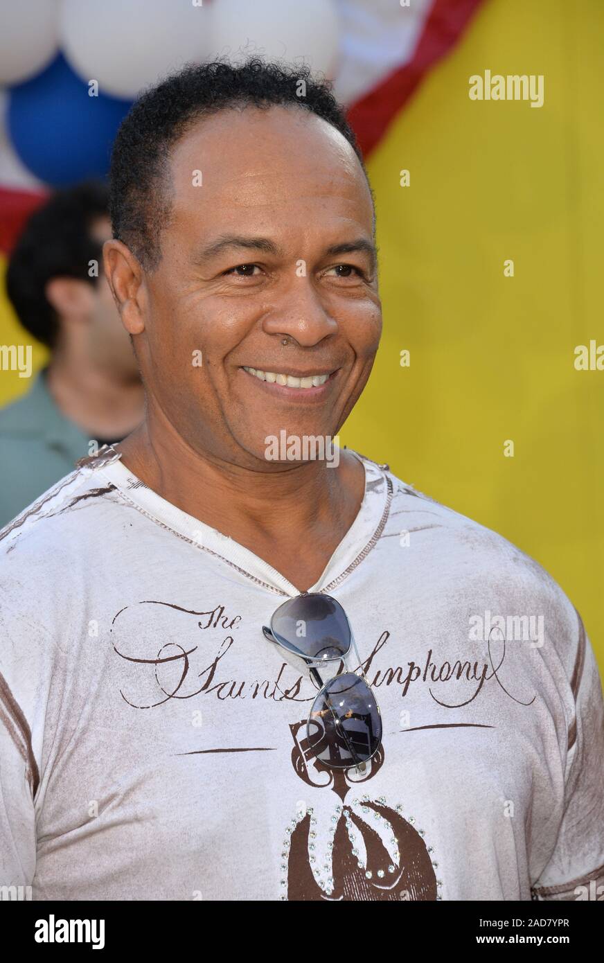 LOS ANGELES, CA. August 9, 2016: Singer Ray Parker Jr at the world ...