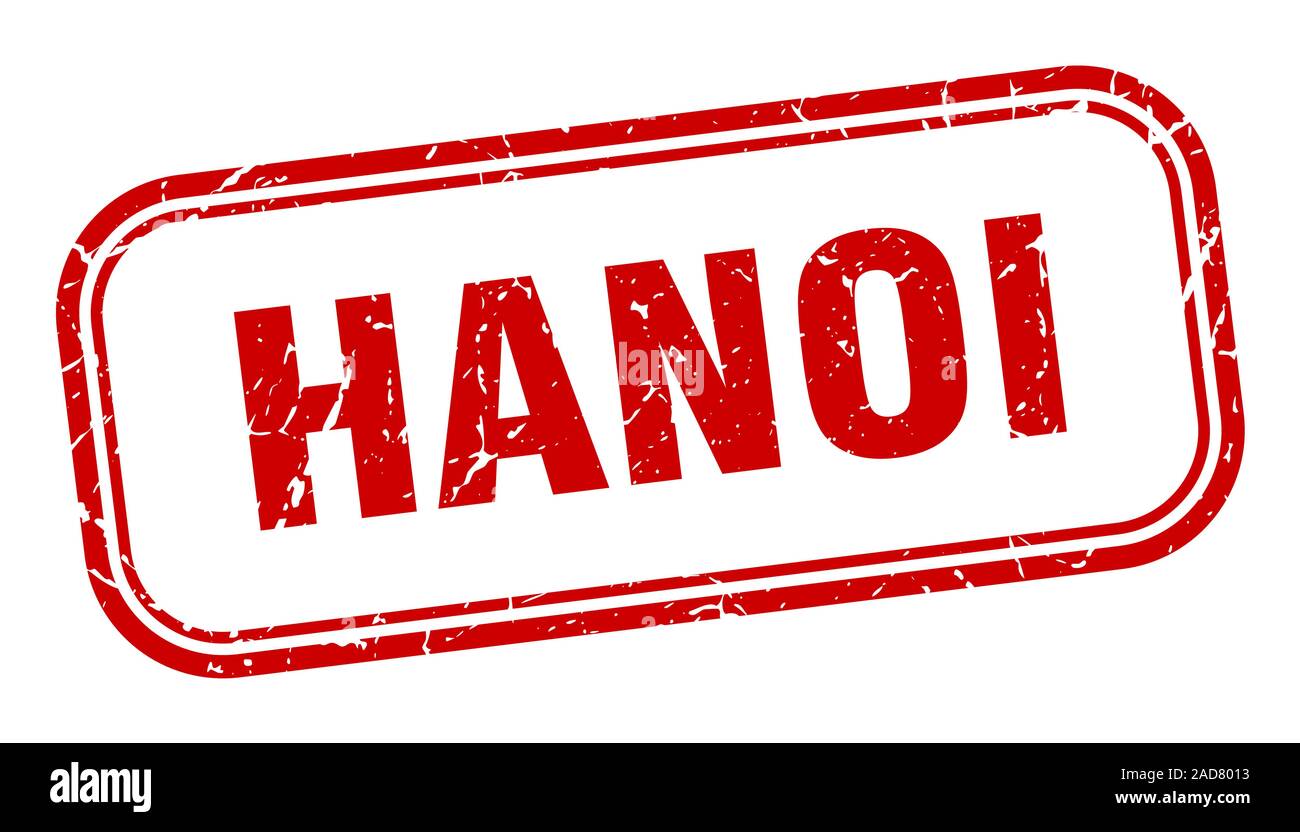 Hanoi stamp. Hanoi red grunge isolated sign Stock Vector Image & Art ...