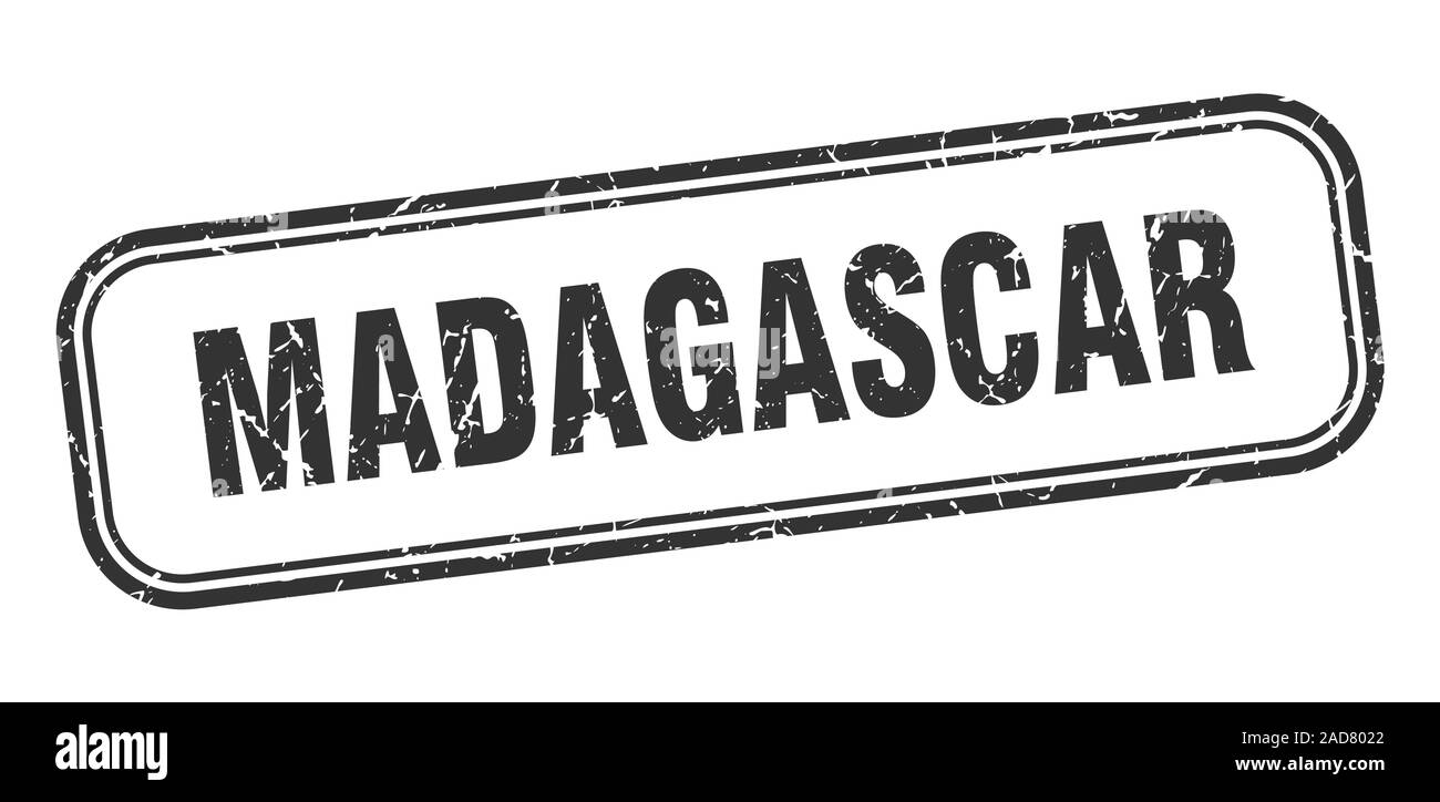 Madagascar stamp. Madagascar black grunge isolated sign Stock Vector ...